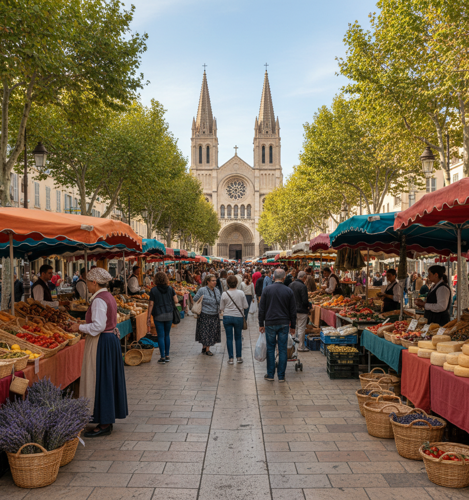 Mercado Réformés, Sabores de Marsella